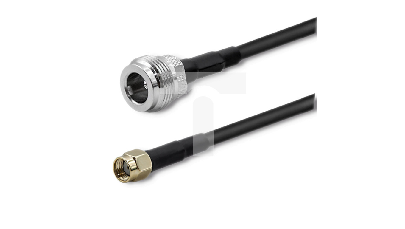 Qoltec Kabel koncentryczny RG58 N Żeński RP-SMA Męski 1m – Qoltec | TIM SA