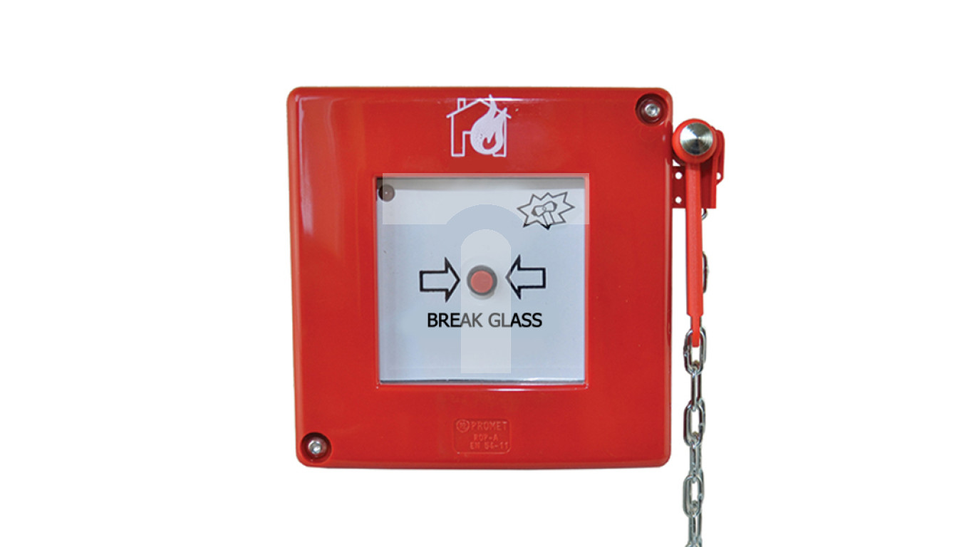 ROP-A z młoteczkiem 1xLED czerwona migająca, styki XY, W0-ROP-A M1/2E ...