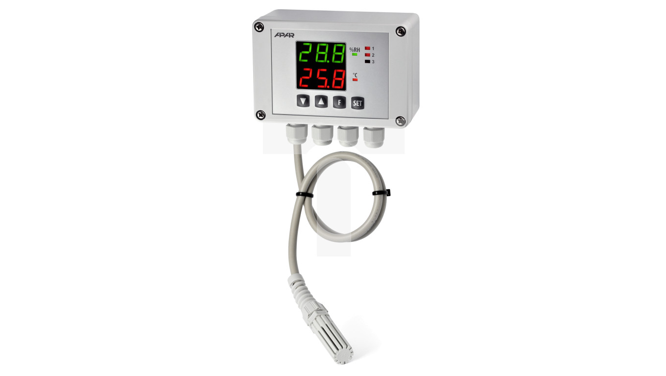 Regulator wilgotności i temperatury AR247/2/P/P/P/WU – APAR CONTROL ...