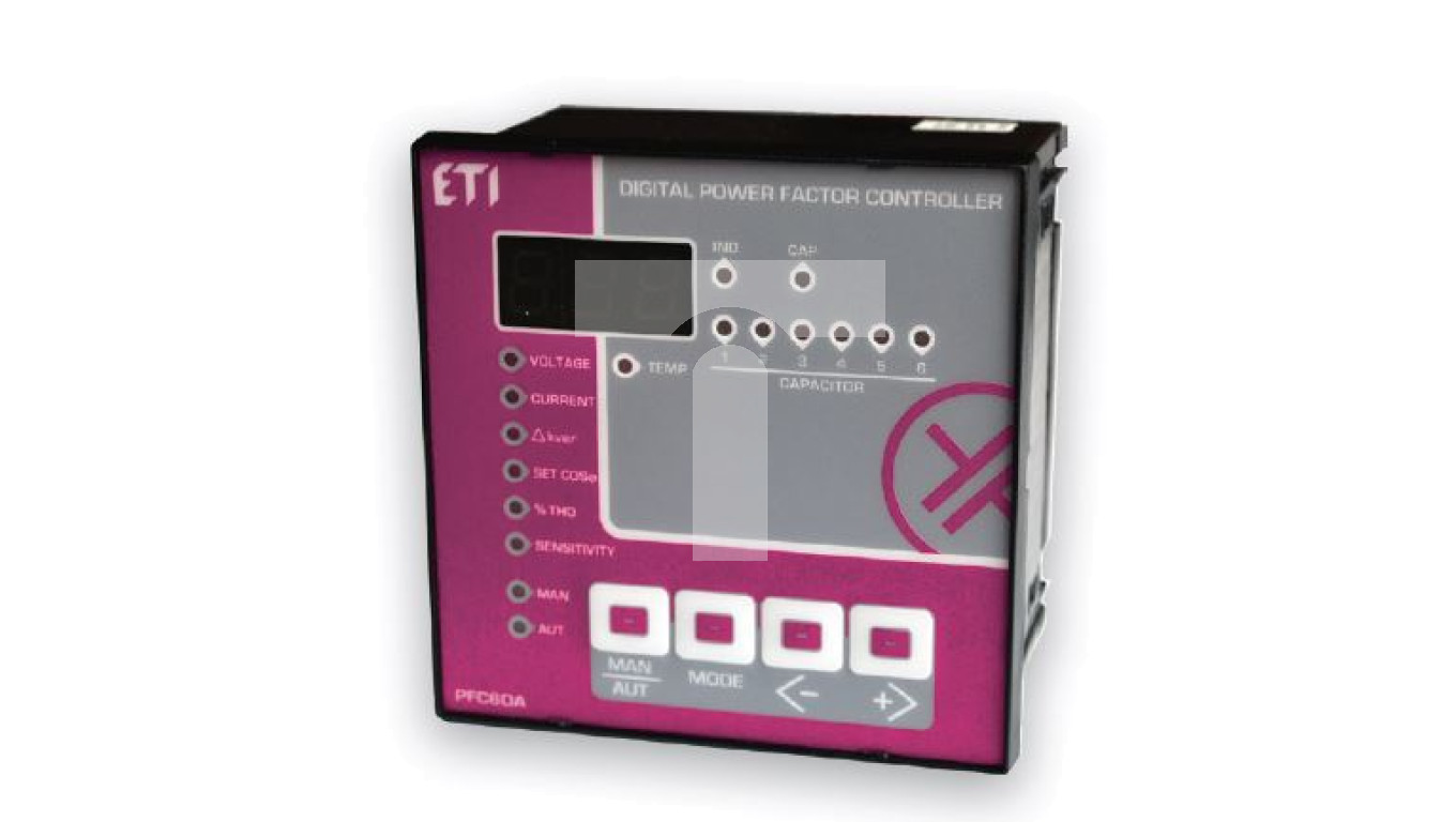 Regulator współczynnika mocy 12 stopniowy CP PFC 12 DB 004656571 – ETI-POLAM | TIM SA