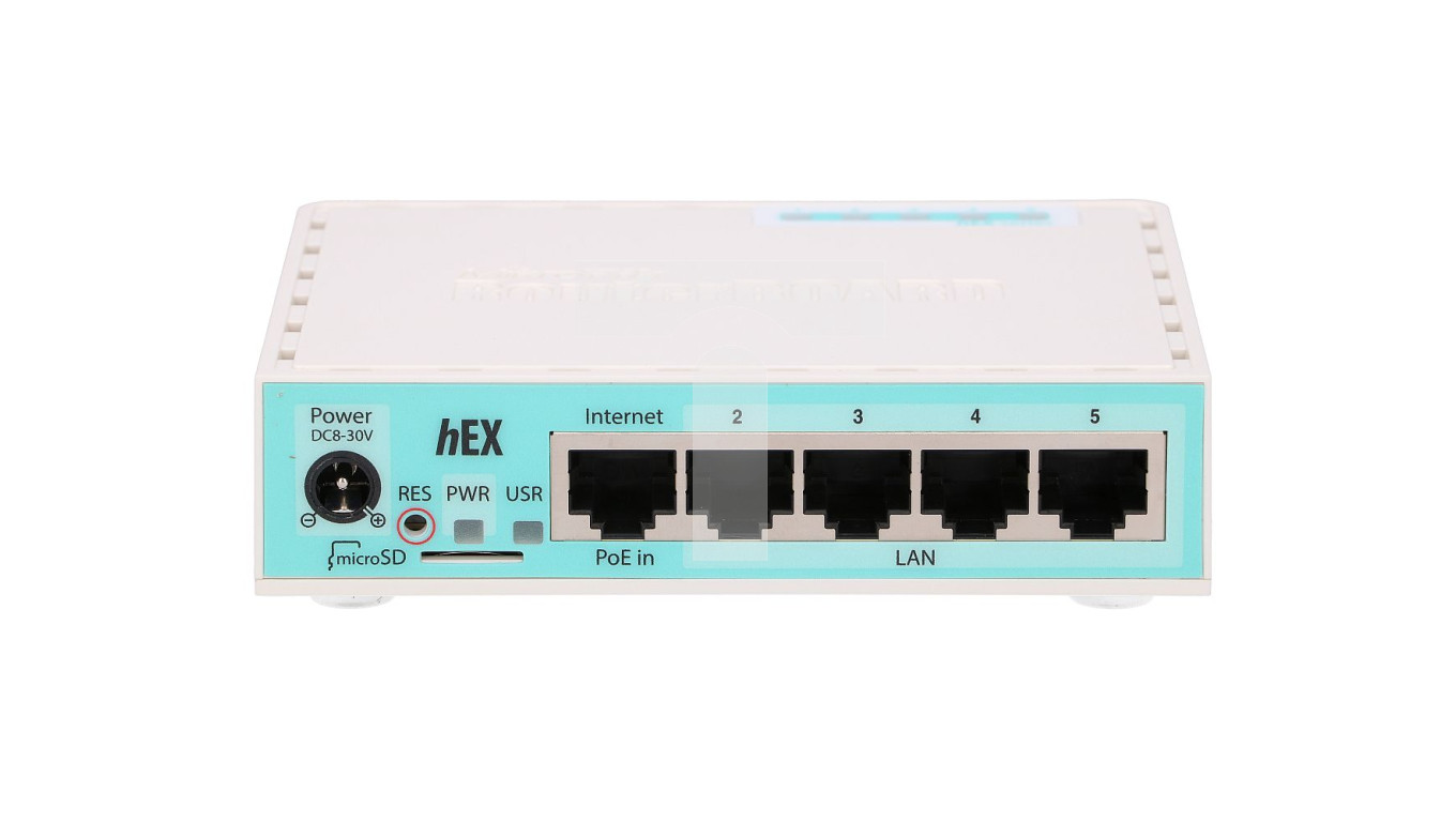 Router 5x RJ45 1000Mb/s, 1x USB MikroTik hEX RB750Gr3 – MIKROTIK | TIM SA