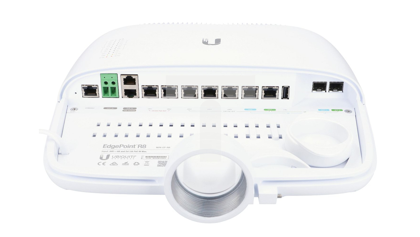 Router EdgeMAX EdgePoint, 6x RJ45 1000Mb/s PoE, 2x RJ45/SFP Combo ...