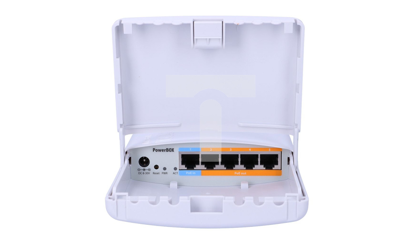 Router RB750P-PBr2, 5x RJ45 100Mb/s, zewnętrzny, wodoodporny MikroTik ...