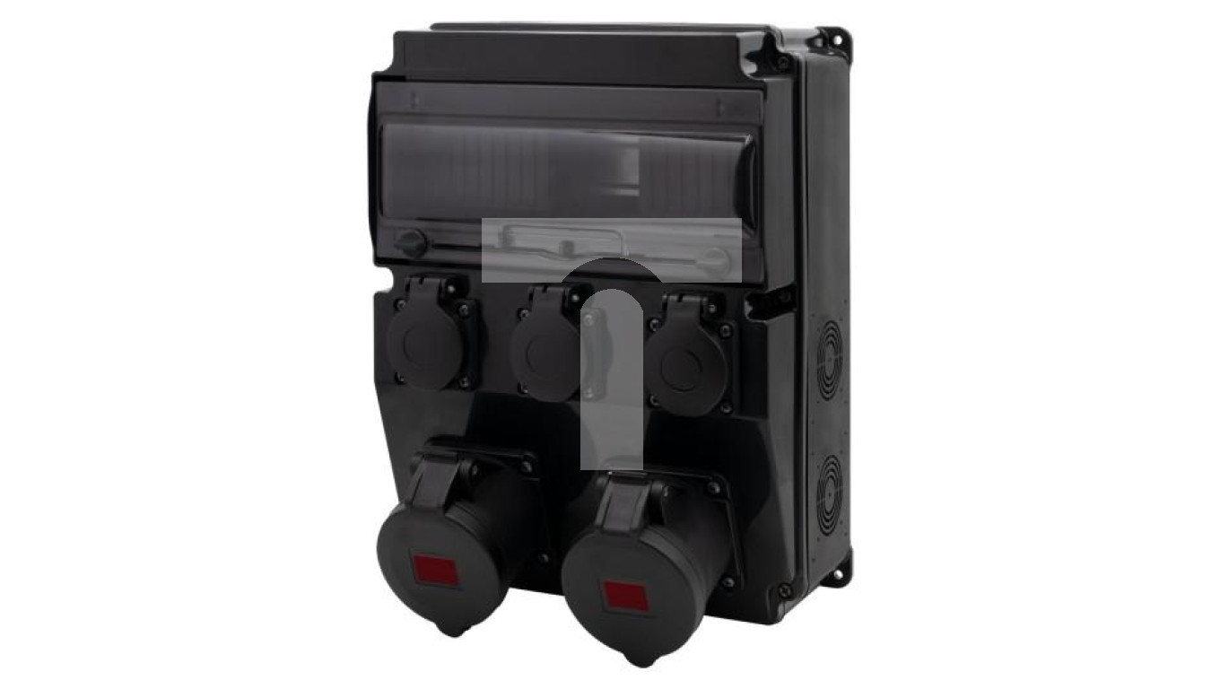 Rozdzielnica CAJA 12M SCENIC - gniazda proste 16A 5p, 32A 5p, 3x230V ...