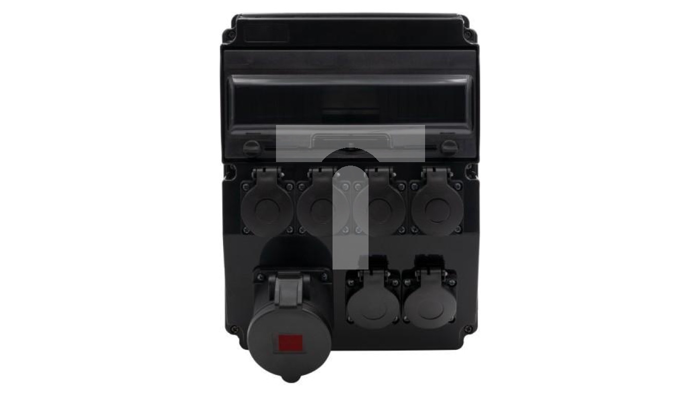 Rozdzielnica CAJA 12M SCENIC - gniazda proste 16A 5p, 6x230V /12 ...