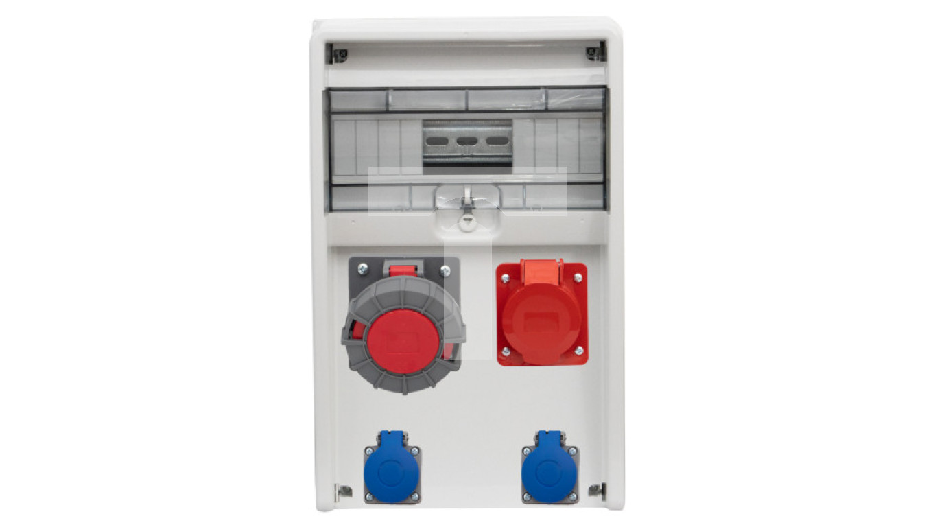 Rozdzielnica ULISSE 12M - gniazda 16A 5p, 63A 5p, 2x230V /12 modułów ...