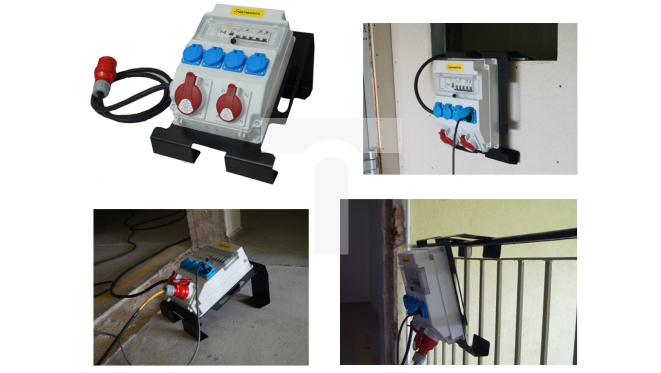 Rozdzielnica budowlana ERB32AWS1 na stojaku, IP54, gniazda: 1x CEE 32A ...