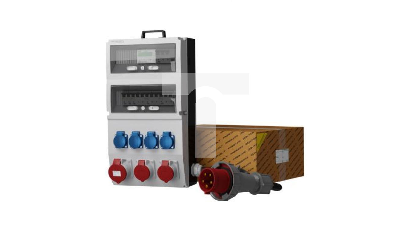 Rozdzielnica budowlana z licznikiem i kablem eXT-S/FI 32A 2x16A 4x230V ...