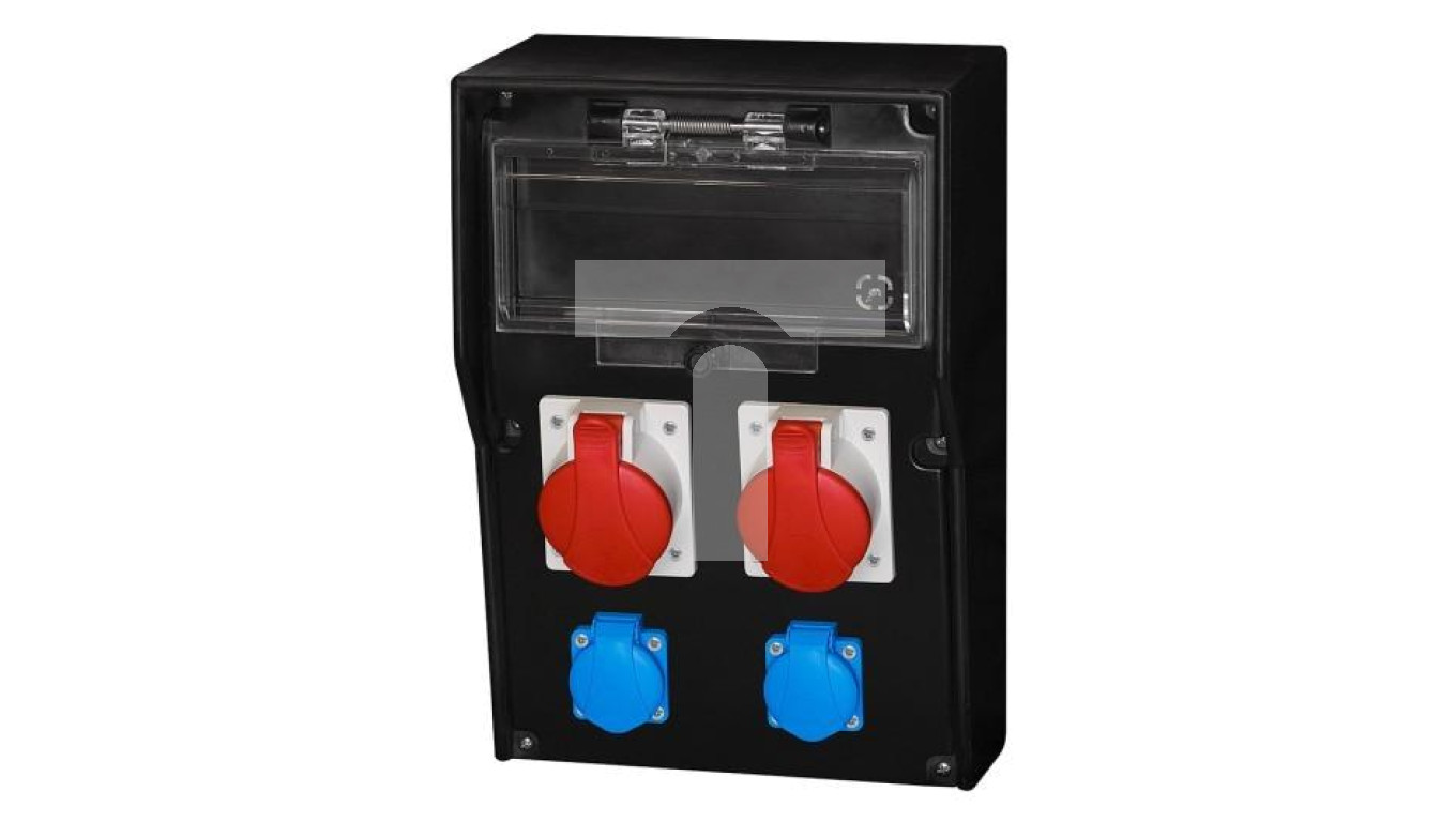 Rozdzielnica gumowa LIDO 12M - gniazda, 16A 5p, 32A 5p, 2x230V /12 ...