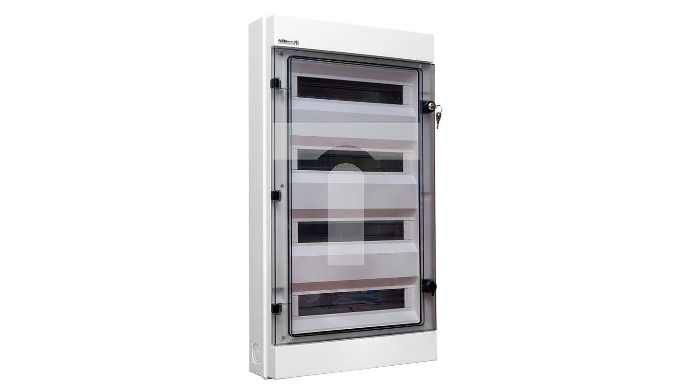 Rozdzielnica hermetyczna modułowa (500V AC ,1000V DC) 4x18 natynkowa ...