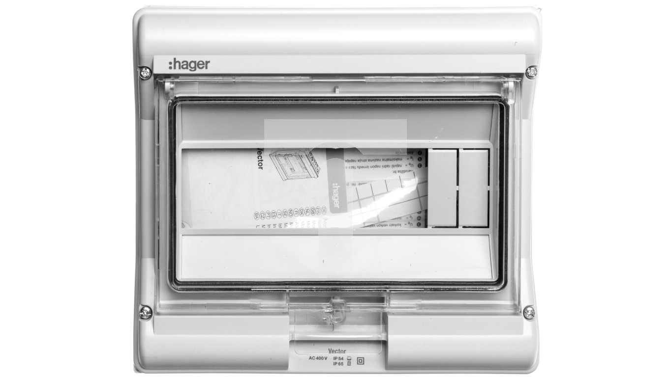 Rozdzielnica modułowa 1x10 natynkowa IP55 Vector VE110L – HAGER POLO ...