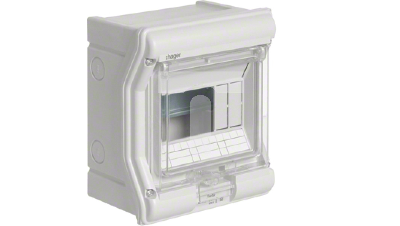 Rozdzielnica modułowa 1x6 natynkowa IP65 Vector II VE106L – HAGER POLO ...