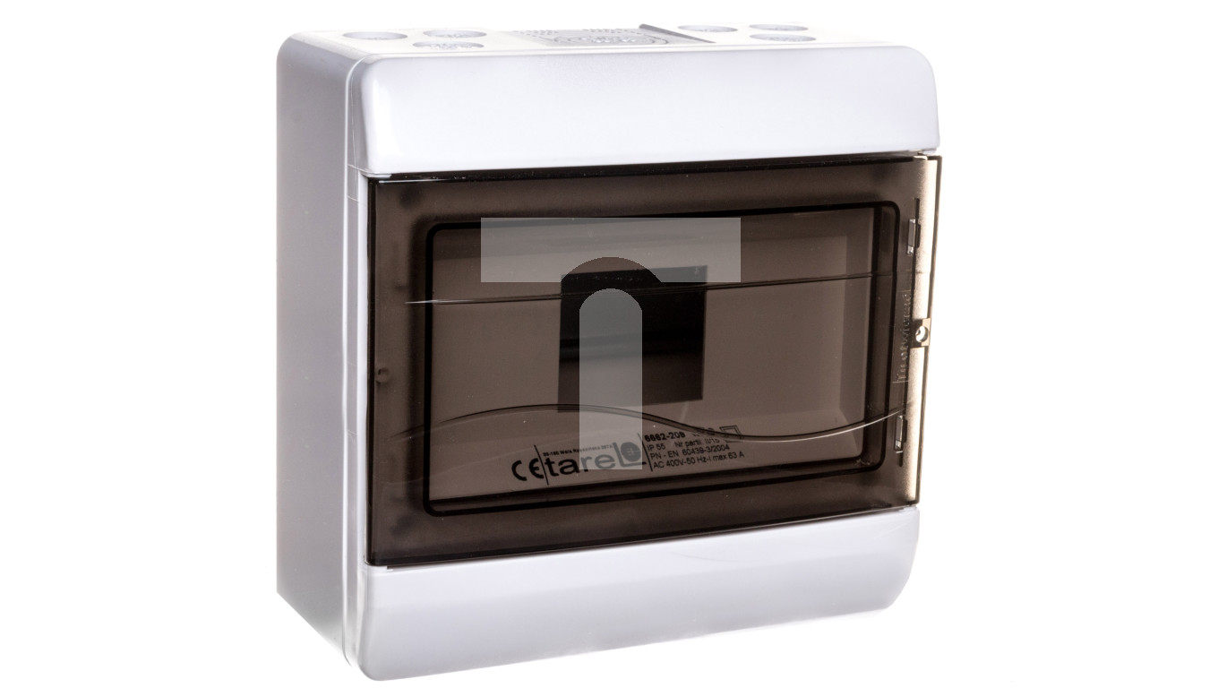 Rozdzielnica modułowa 1x9 natynkowa zaciski PE i N 2x16+8x10mm2 IP55 6662-209 – POLAM NAKLO | TIM SA