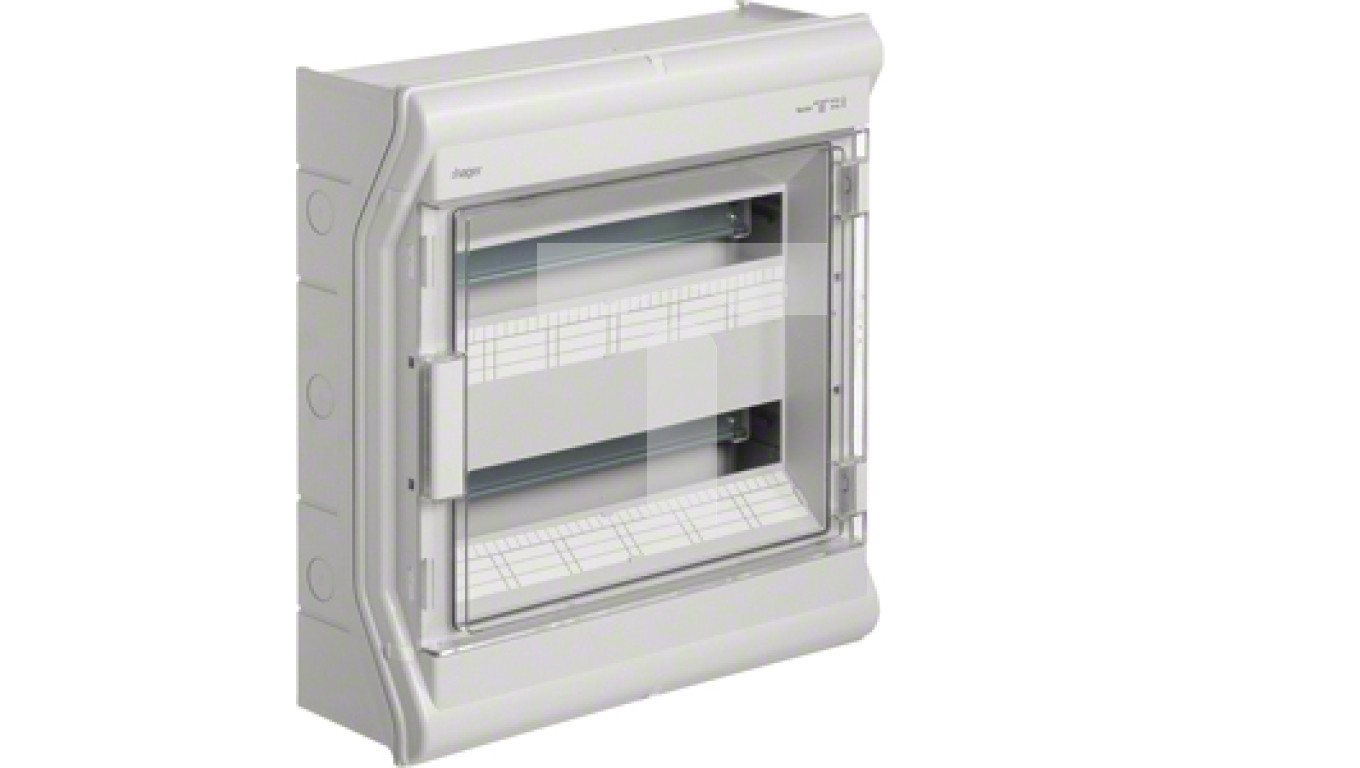 Rozdzielnica modułowa 2x18 natynkowa IP65 Vector VE218L – HAGER POLO ...