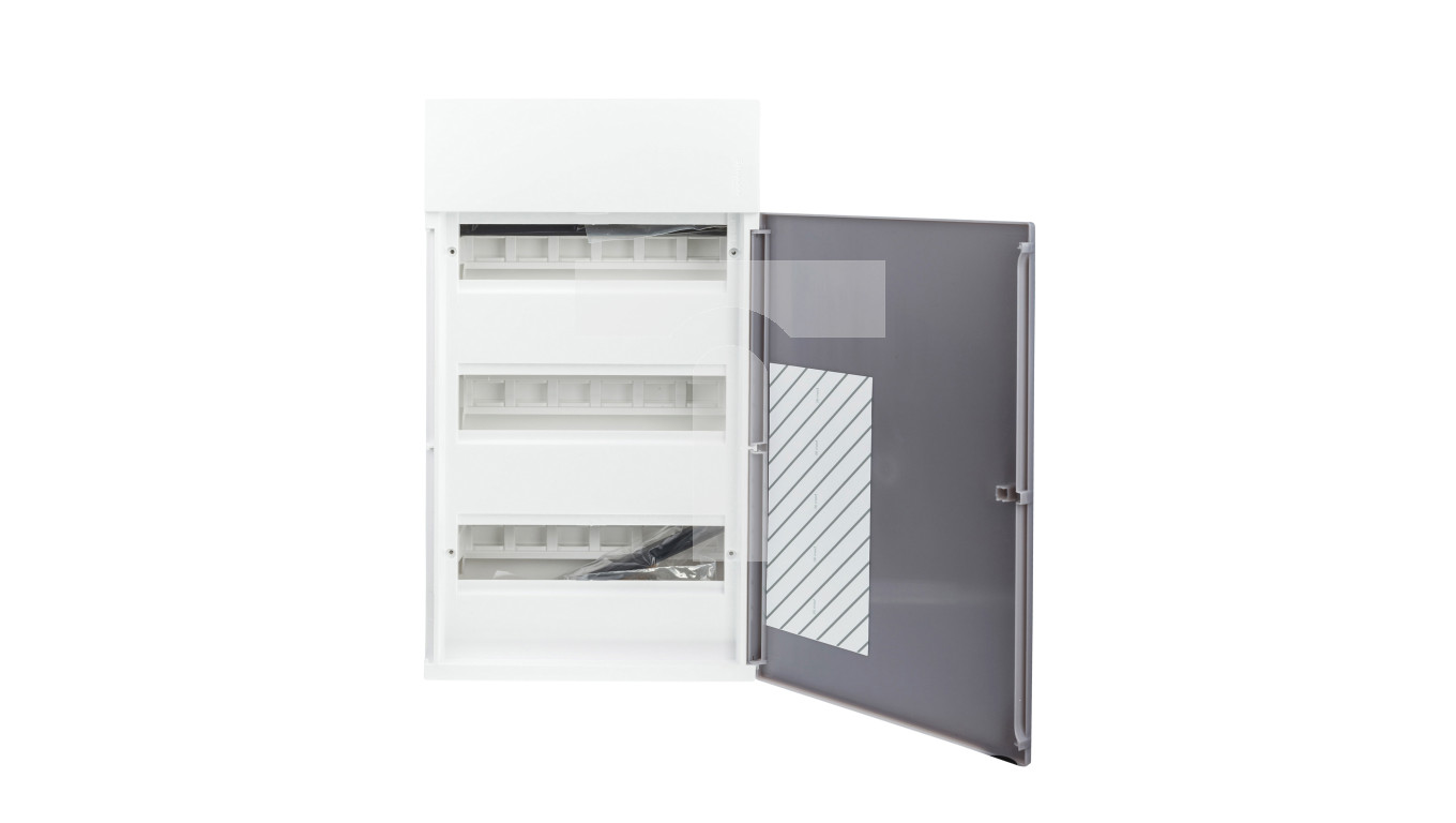 Rozdzielnica modułowa 3x12 natynkowa IP40 drzwi przezroczyste Mini ...