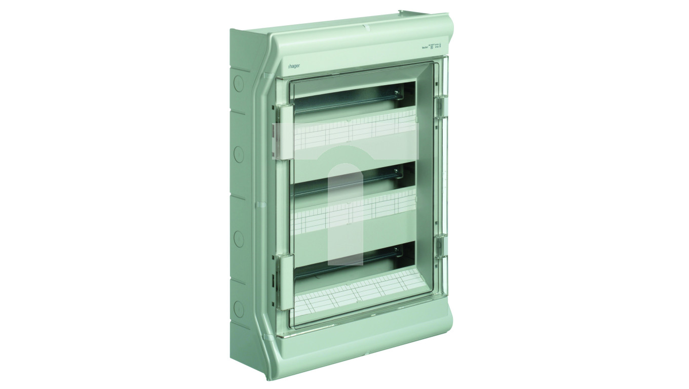 Rozdzielnica modułowa 3x18 natynkowa IP65 Vector VE318L – HAGER POLO ...