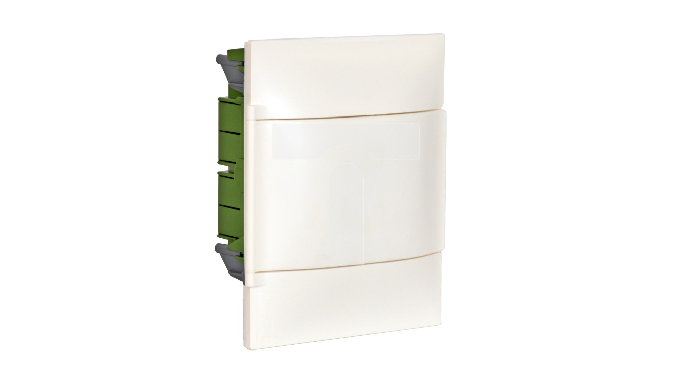 Rozdzielnica modułowa podtynkowa PRACTIBOX S do ścian pustych 1x8 drzwi ...