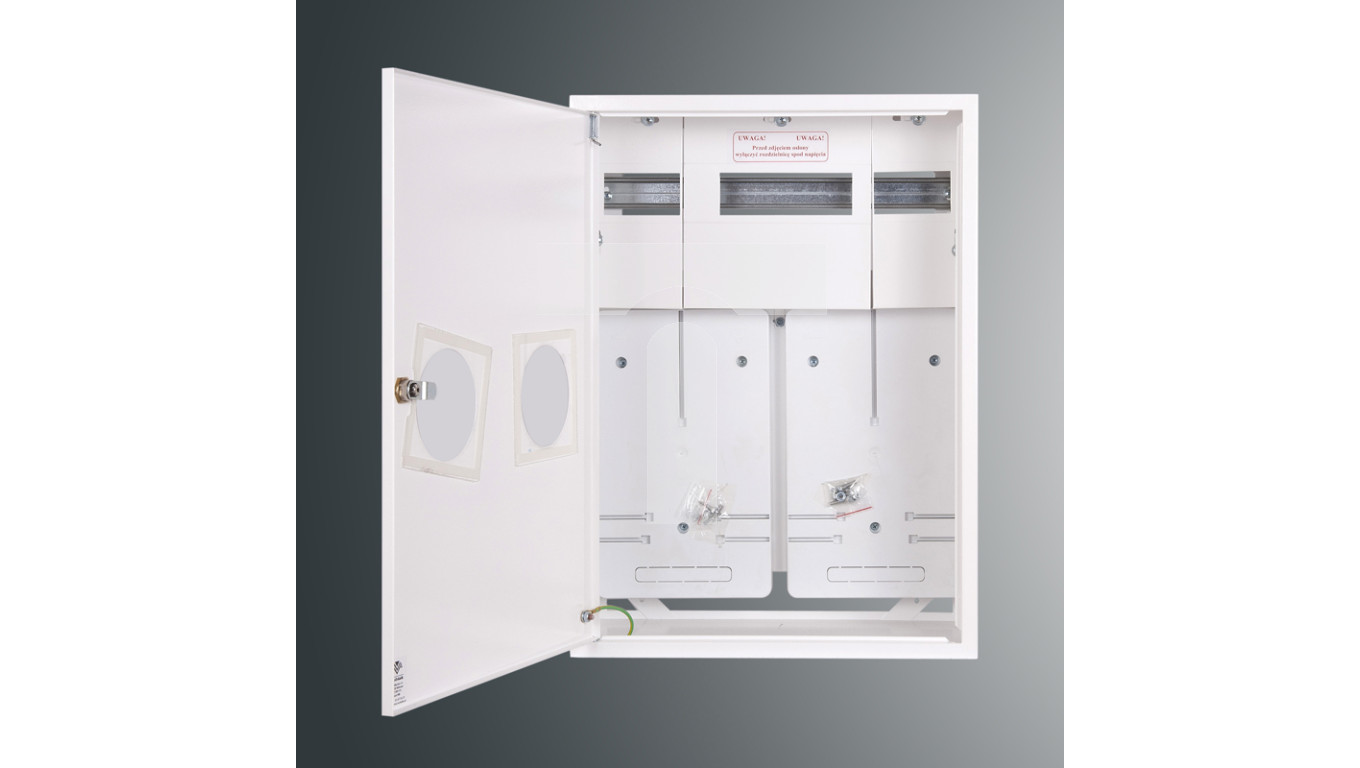 Rozdzielnica n/t licznikowa RZ 14NN P 2T3F + 18S PŁYTKA 577x423x135 ...