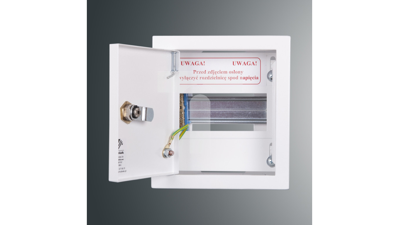 Rozdzielnica n/t modułowa RZ 0NN 1 x 6S 182x163x110 szyna TH35 IP30 RAL ...