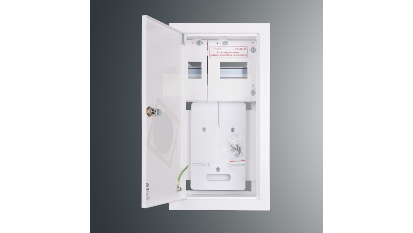 Rozdzielnica p/t licznikowa RW 6NN P O T1F + 6S PŁYTKA 432x213x135 ...