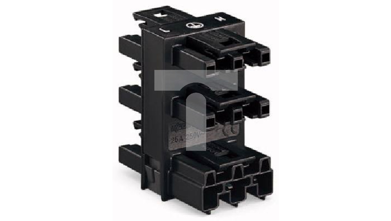 Rozgałęźnik 3-torowy 1x wtyk / 5x gniazdo biały WINSTA 770-658 /25szt./ – WAGO | TIM SA