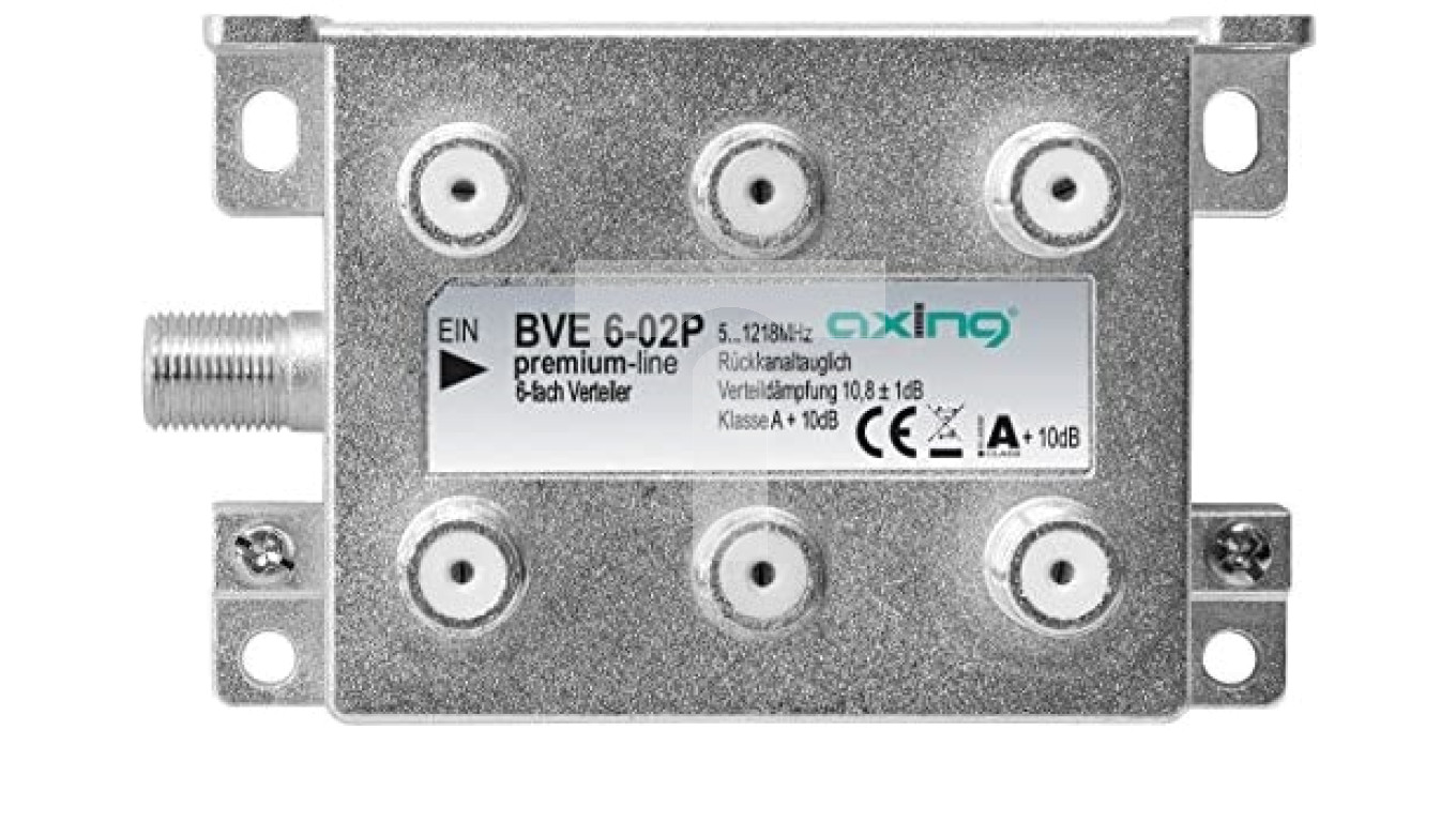 Rozgałęźnik 6-krotny 1 wejście / 6 wyjść 5-1006 MHz typ 02 BVE 6-02 ...