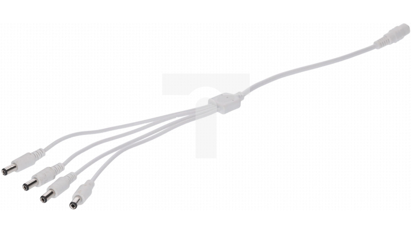 Rozgałęźnik DC 5.5X2.1 4W-1G biały 32cm 22/20awg – PRESCOT SP Z O.O ...