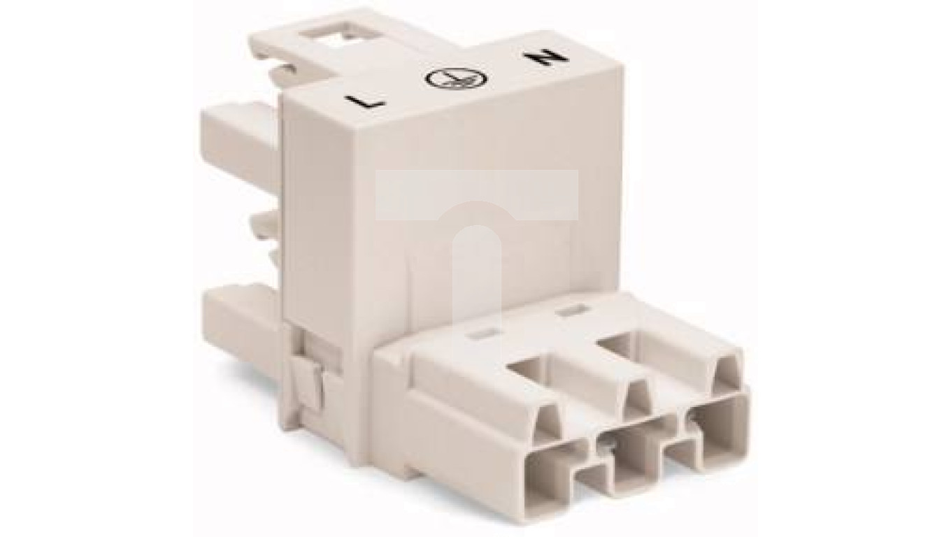 Rozgałęźnik typu h 3-torowy wtyk / gniazdo-gniazdo biały WINSTA 770-684 /50szt./ – WAGO | TIM SA