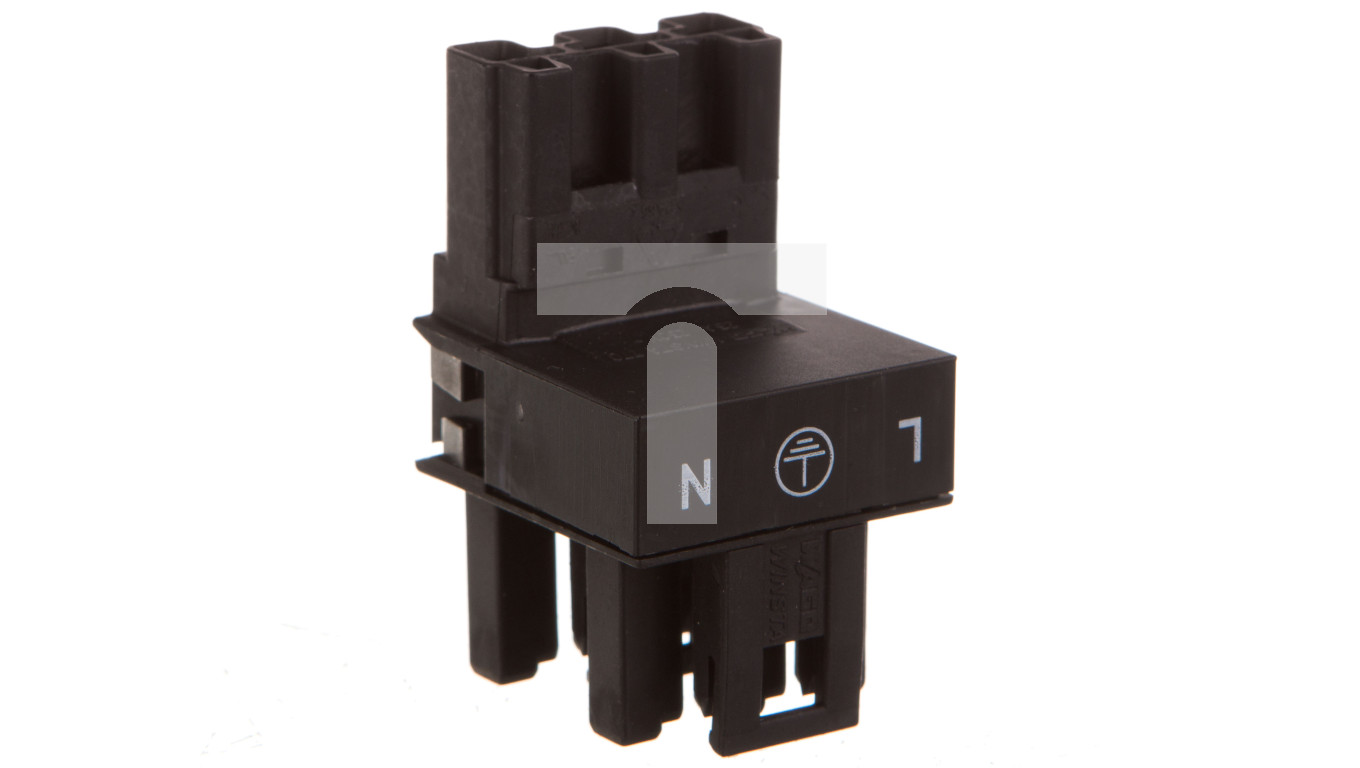 Rozgałęźnik typu h 3-torowy wtyk / gniazdo-gniazdo czarny WINSTA 770-634 /50szt./ – WAGO | TIM SA