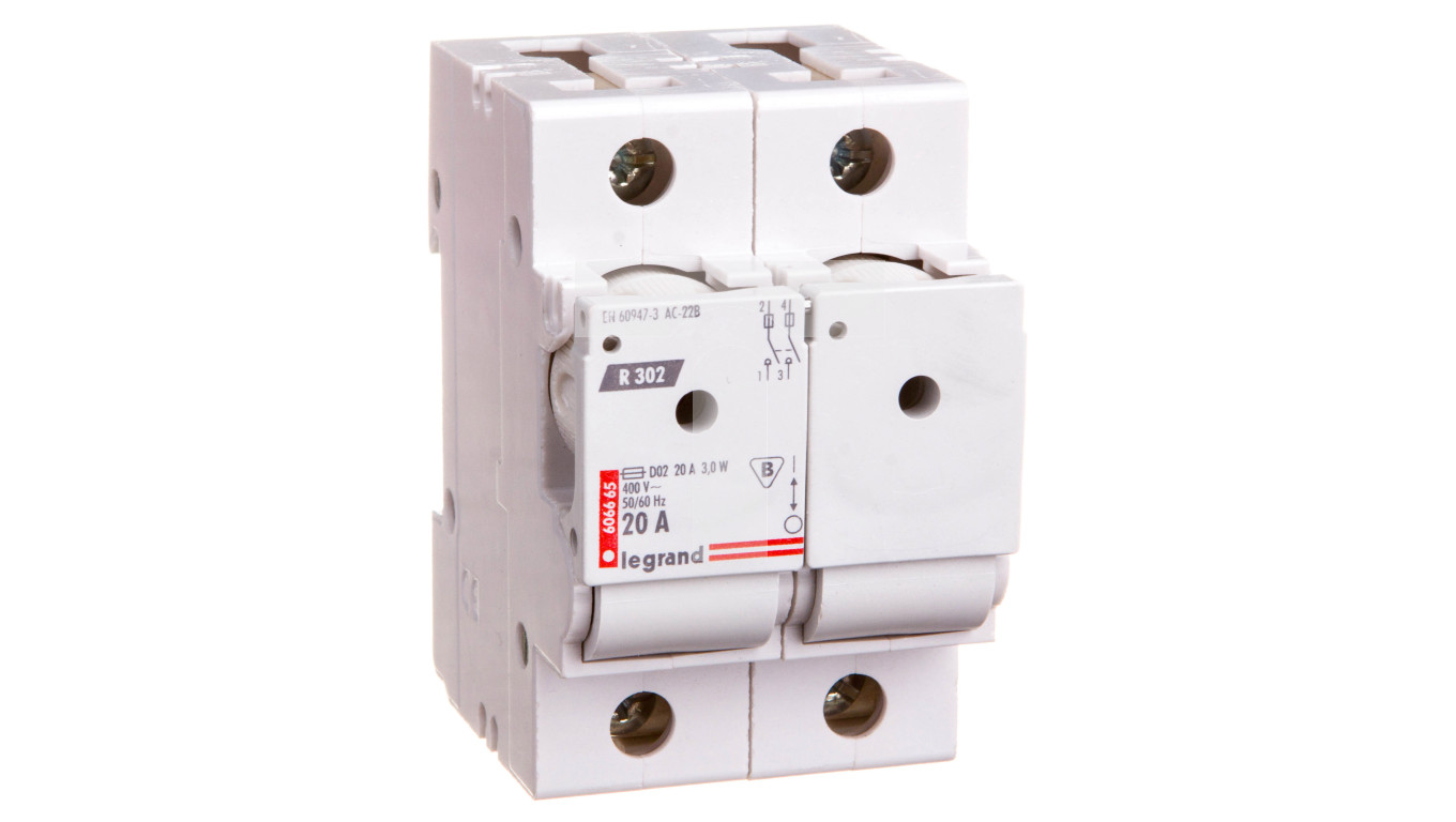 Rozłącznik bezpiecznikowy 2P 20A D02 R302 606665 – LEGRAND | TIM SA
