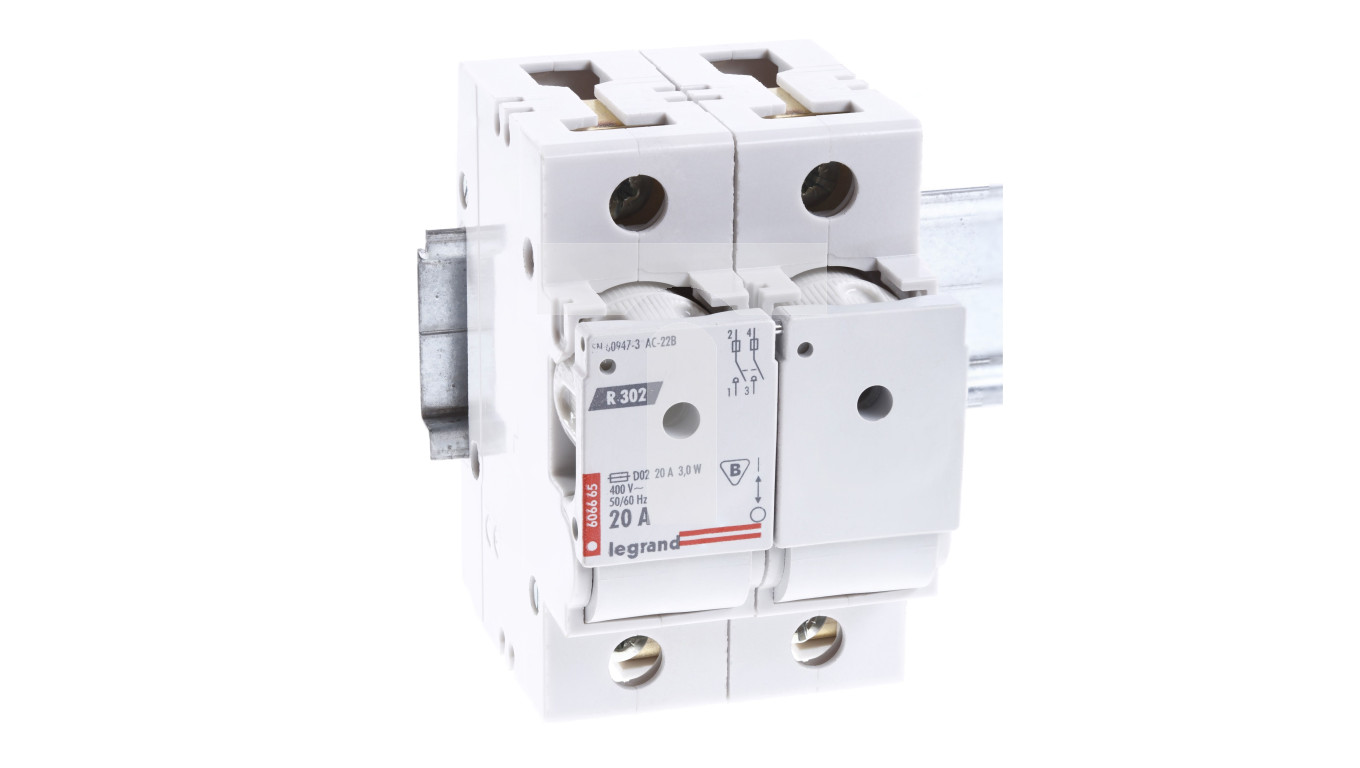 Rozłącznik bezpiecznikowy 2P 20A D02 R302 606665 – LEGRAND | TIM SA