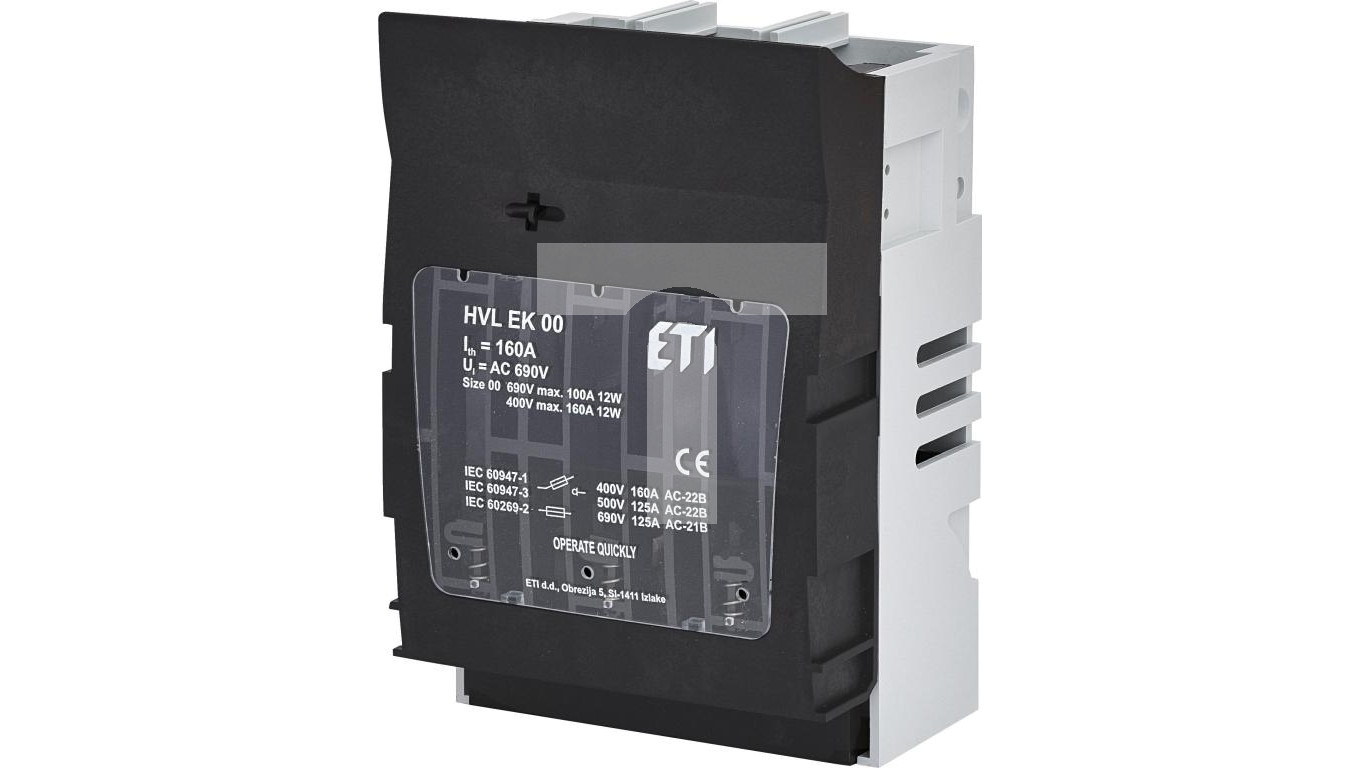 Rozłącznik bezpiecznikowy 3P 160A NH00 HVL EK 00 M8 001701250 – ETI Polam | TIM SA