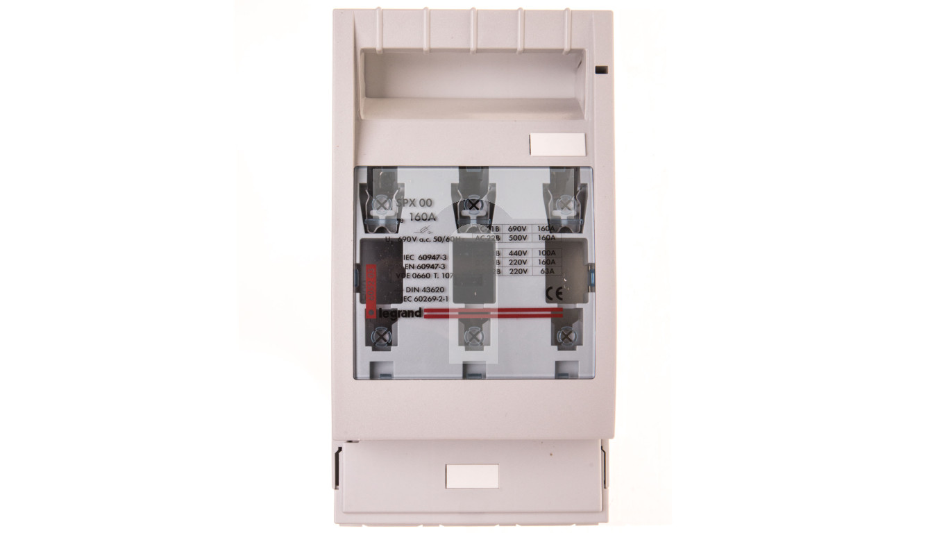 Rozłącznik bezpiecznikowy 3P 160A NH000, NH00 NH SPX 605203 – LEGRAND ...