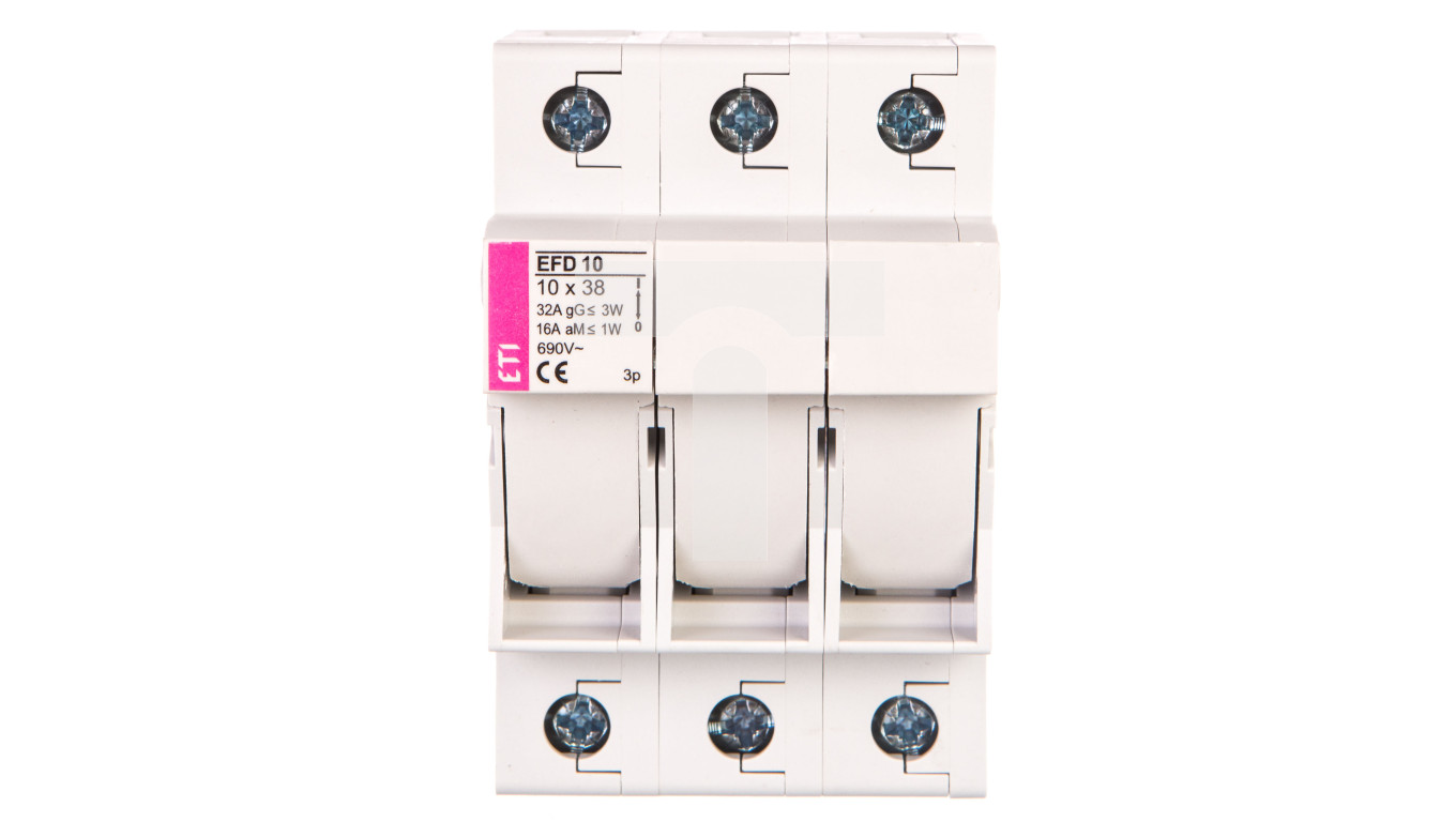 Rozłącznik bezpiecznikowy 3P 32A 10x38mm EFD 10 002540004 – ETI Polam | TIM SA