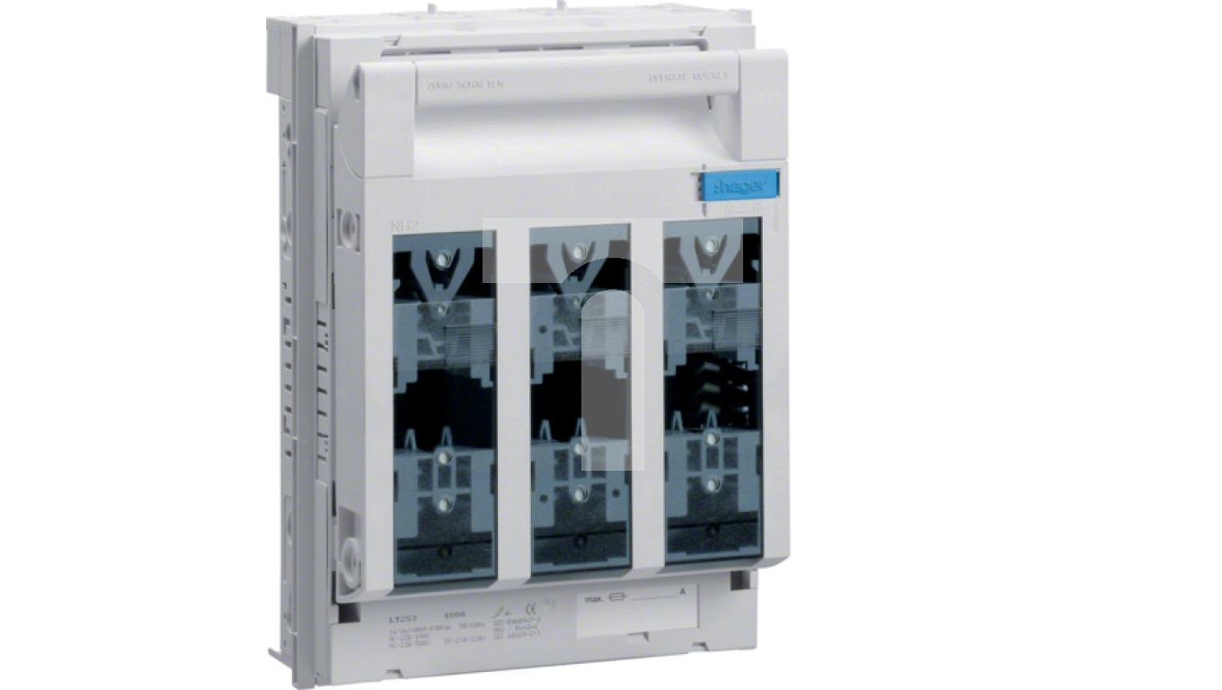 Rozłącznik bezpiecznikowy 3P 400A NH2 LT253 – HAGER POLO | TIM SA