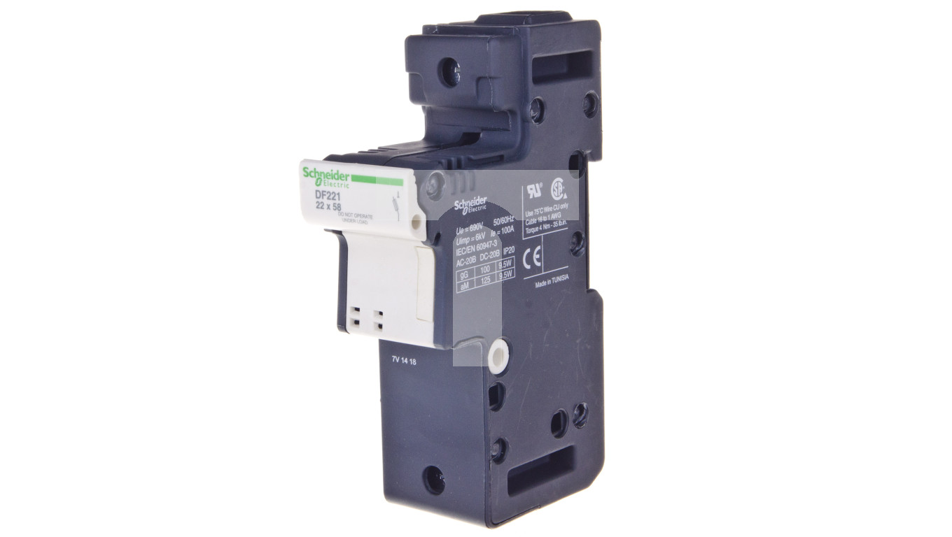 Rozłącznik bezpiecznikowy cylindryczny 1P 22x58mm DF221 – Schneider | TIM SA