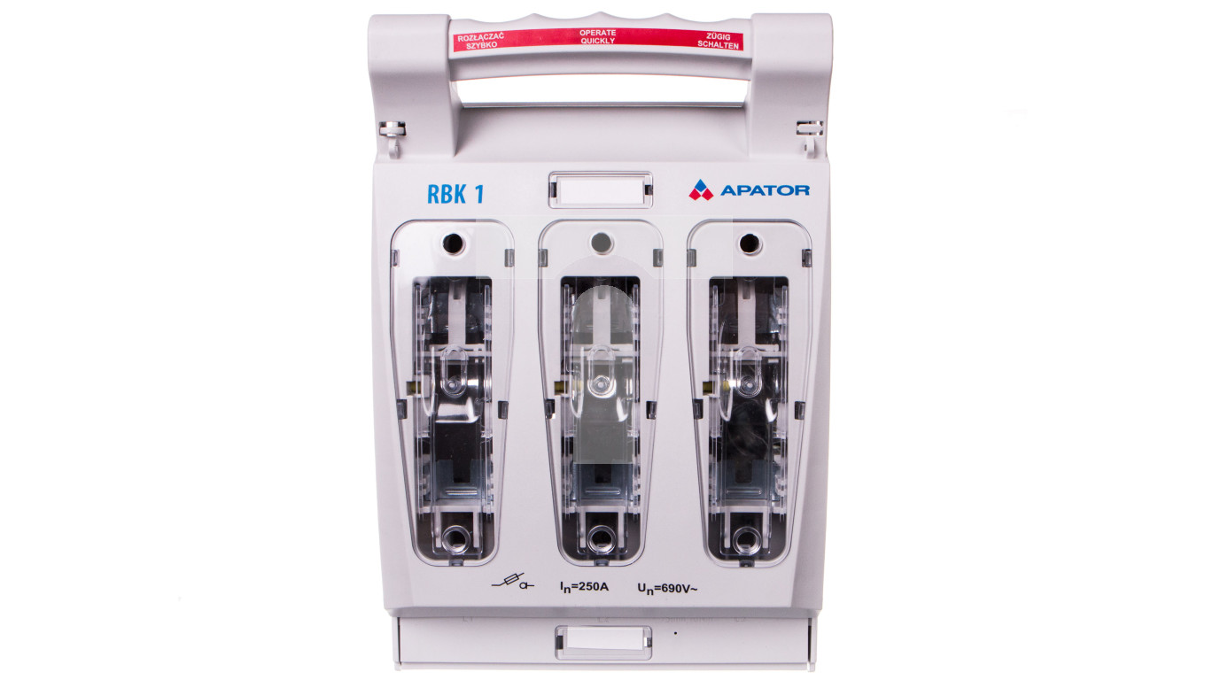 Rozłącznik izolacyjny bezpiecznikowy 250A RBK 1-M /zaciski śrubowe do ...