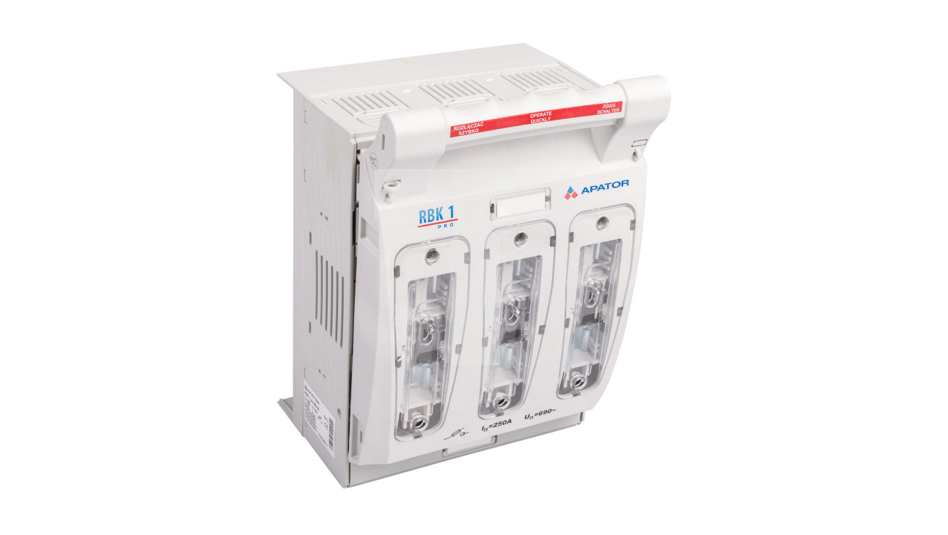 Rozłącznik izolacyjny bezpiecznikowy 250A RBK 1 pro-SD 60 /zaciski ...