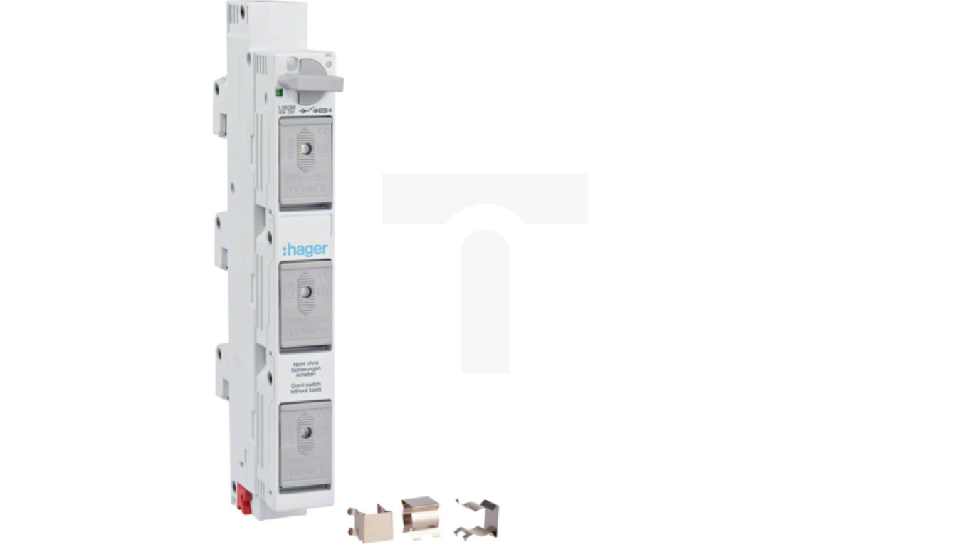 Rozłącznik obciążenia D02 na szyny 60mm L063M – HAGER POLO | TIM SA