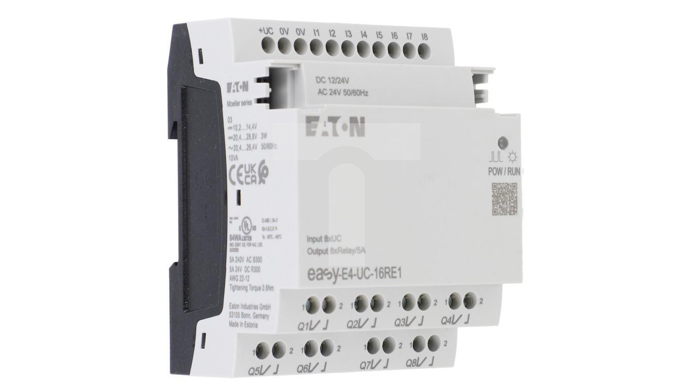 Rozszerzenie wejścia/wyjścia 12-24VDC 24VAC 8DI 8DO-R EASY-E4-UC-16RE1 ...
