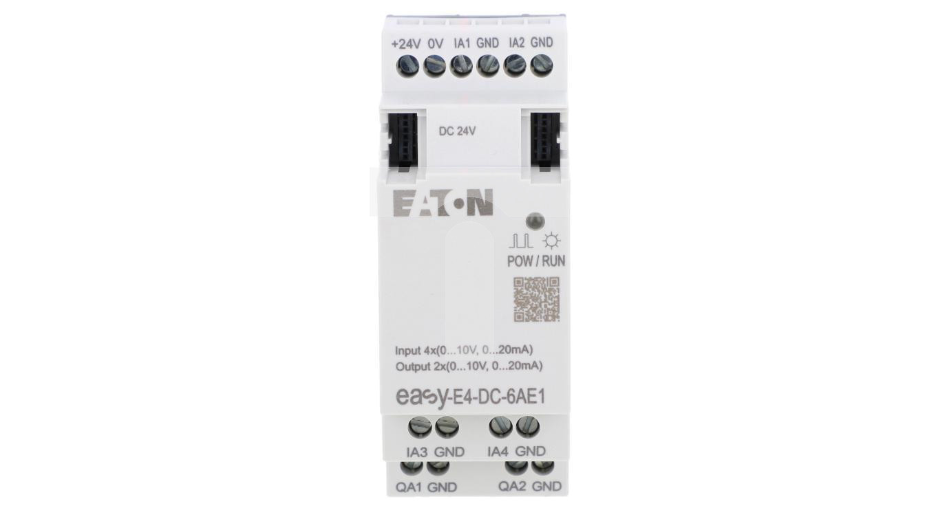 Rozszerzenie wejścia/wyjścia easyE4 24VDC 4AI 2AO 10VDC EASY-E4-DC-6AE1 ...