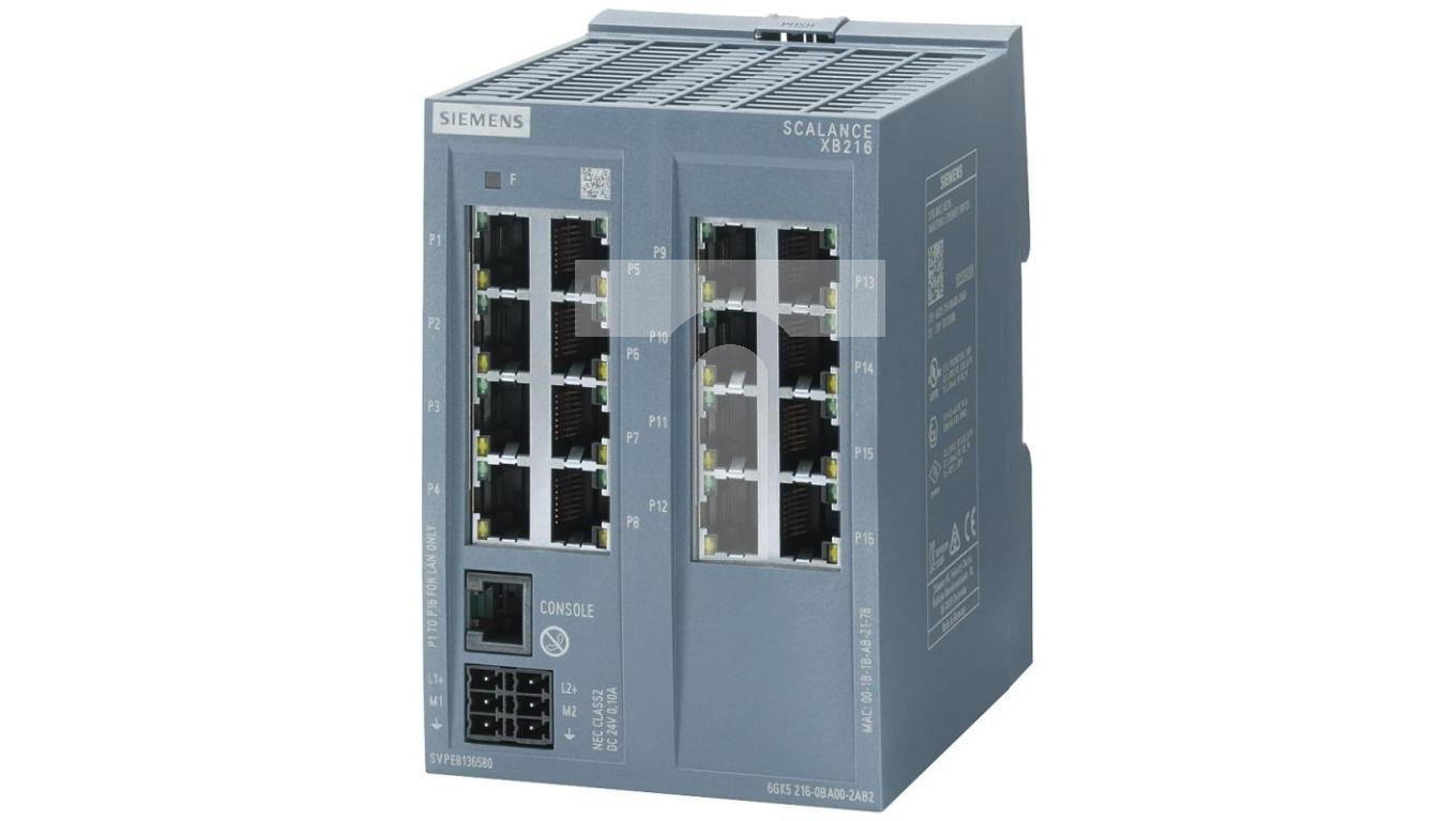 Switch zarządzalny, SCALANCE XB216 16X 10/100 MBIT/S RJ45 - 6GK5216 ...