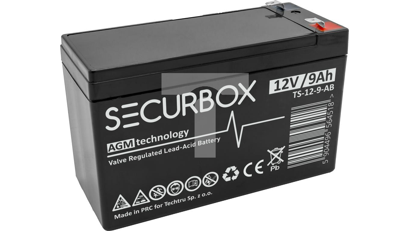 SECURBOX Akumulator VRLA AGM 12V 9Ah – Techtru sp. z o. o. | TIM SA