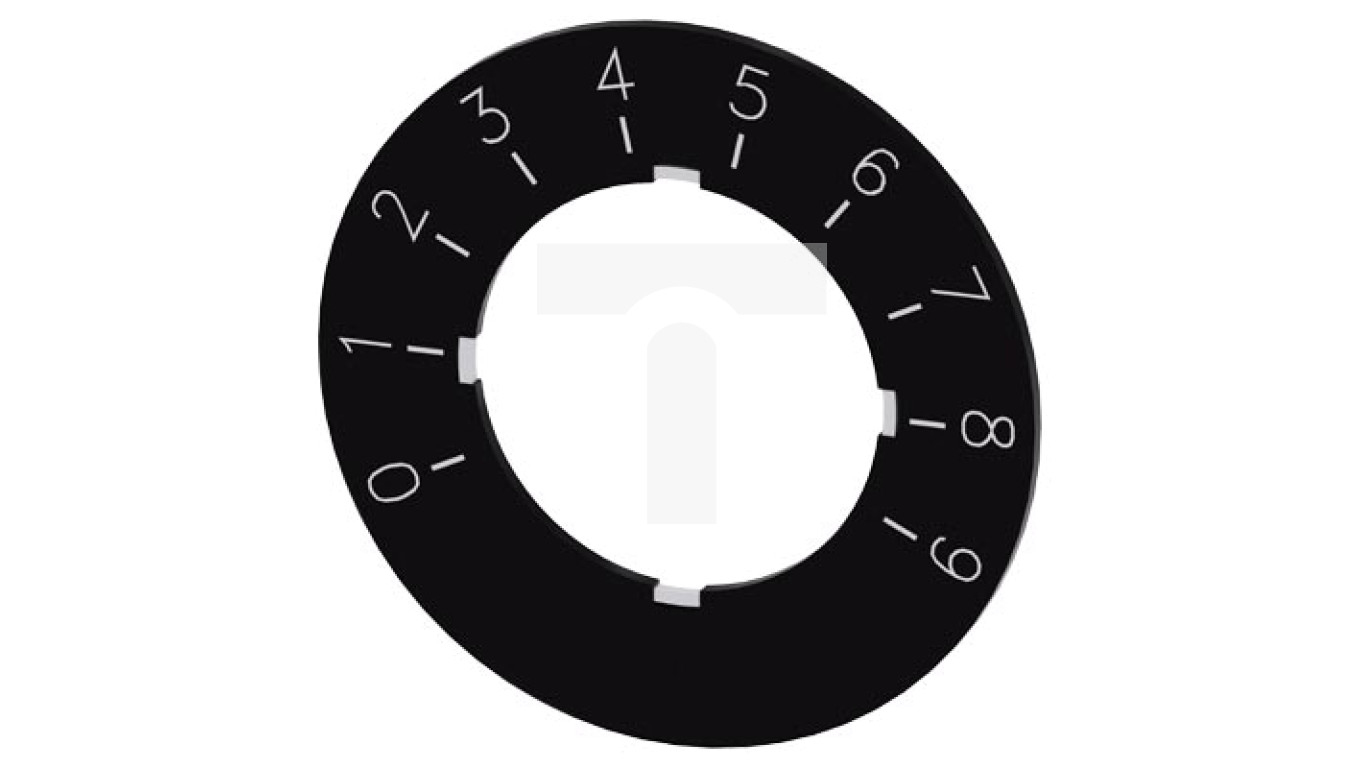 Etykieta do potencjometru 22mm skala 0 do 9 SIRIUS ACT 3SU1900-0BG16 ...