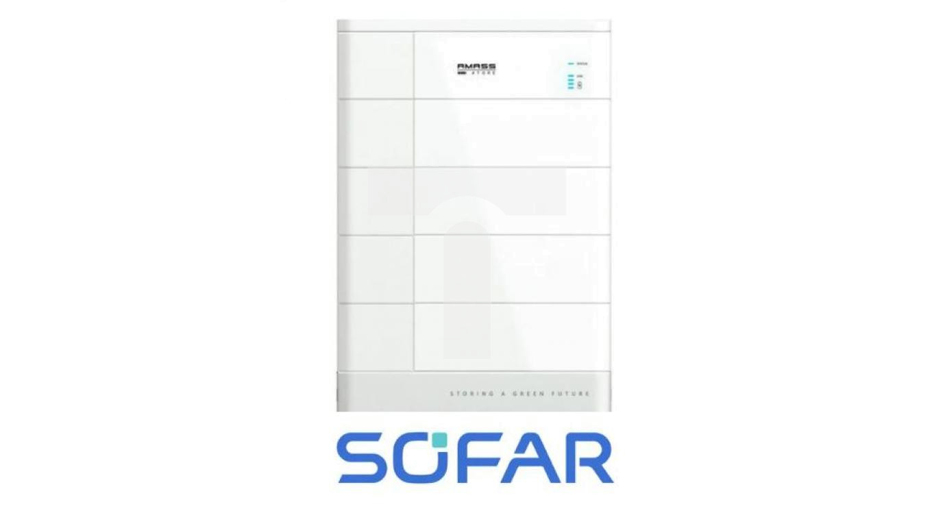 SOFAR Magazyn energii 12.5kWh zawiera (5*GTX 3000-H Bateria 2.5kWh oraz GTX 3000-BCU Moduł ...