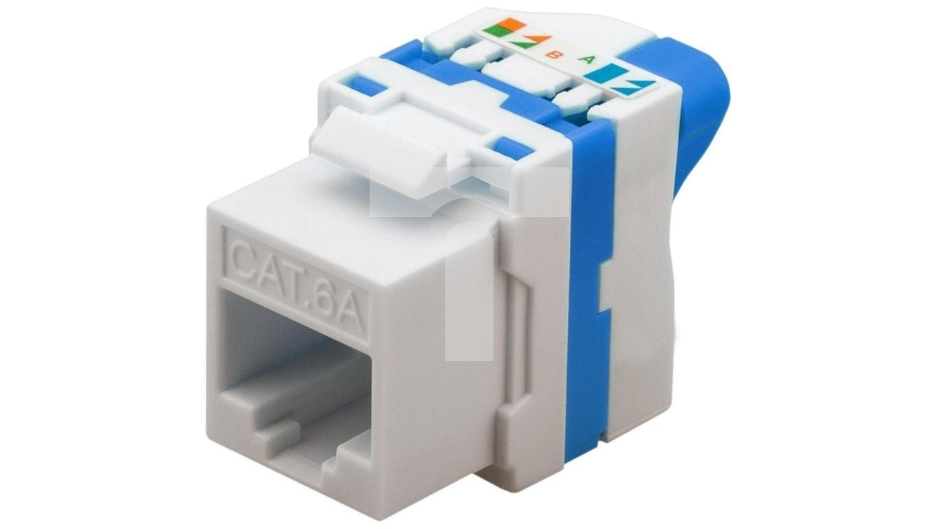 Samozaciskowy Moduł Keystone RJ45 Kat.6A U/UTP Techly – Techly | TIM SA