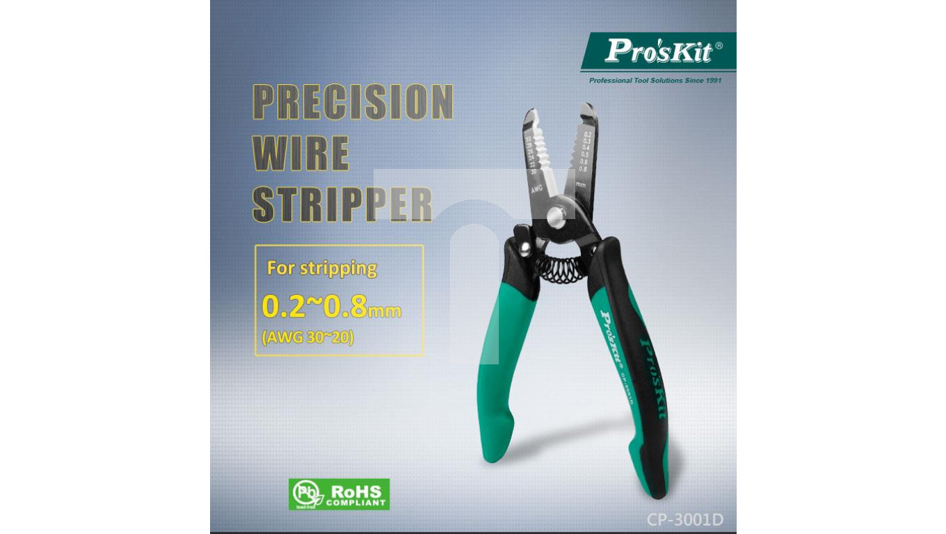 Ściągacz izolacji AWG 30-20, 0,2-0,8mm CP-3001D – PROS KIT | TIM SA