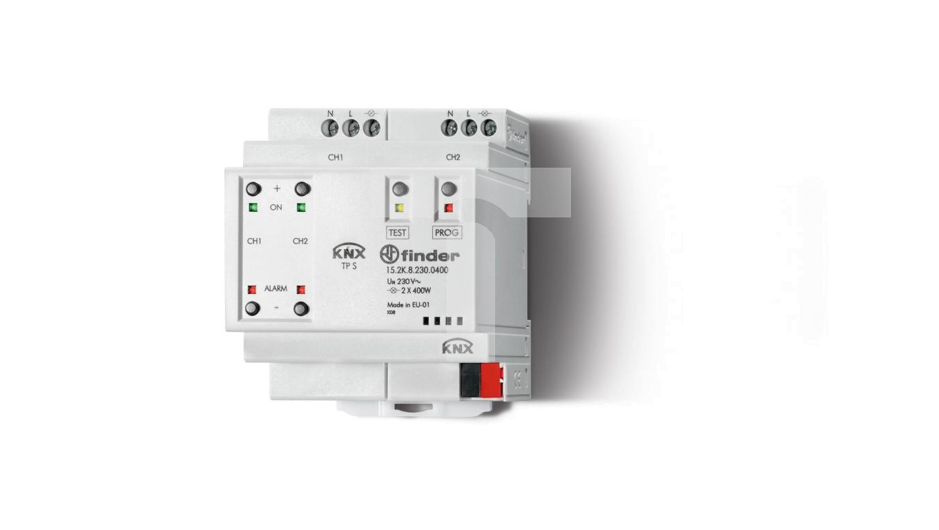 Ściemniacz KNX 2 kanałowy 15.2K.8.230.0400 – Finder | TIM SA