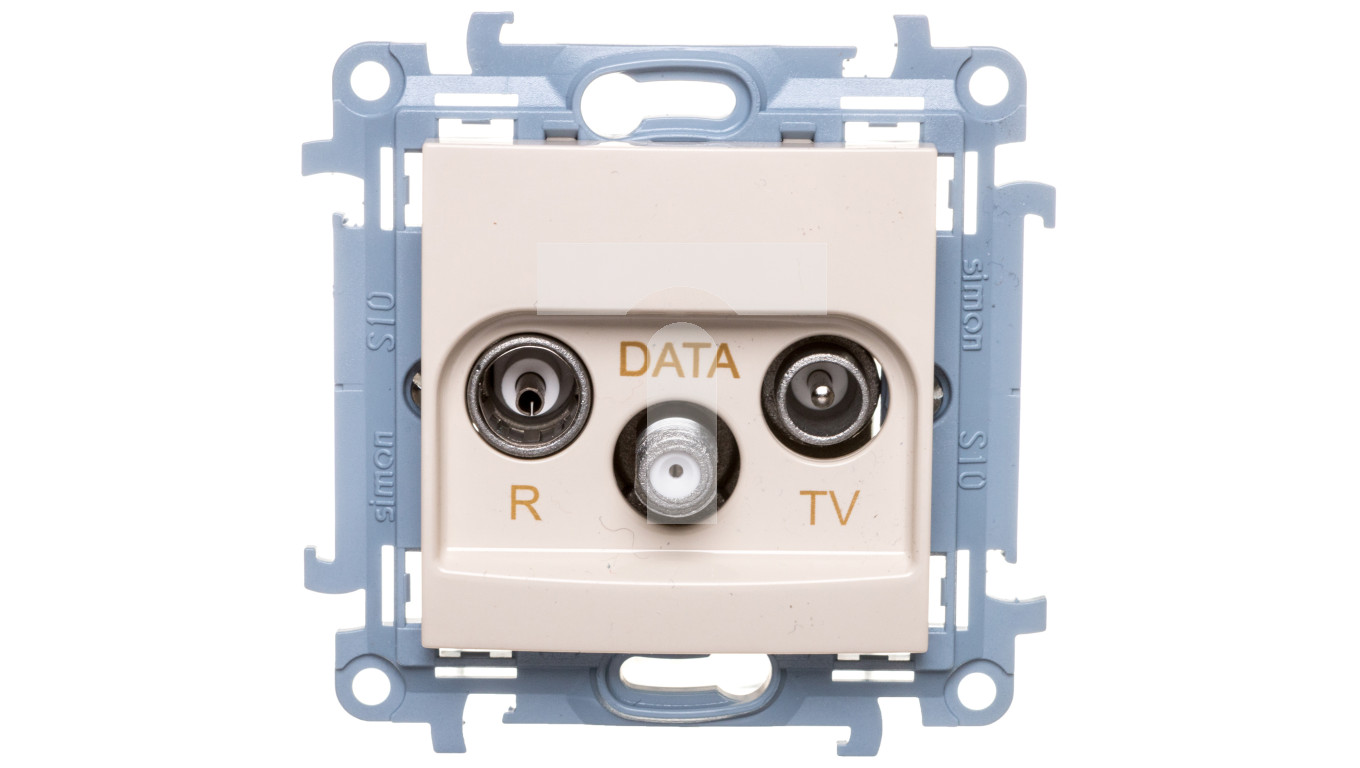 Simon 10 Gniazdo antenowe RTV-DATA kremowy CAD.01/41 – Kontakt-Simon ...