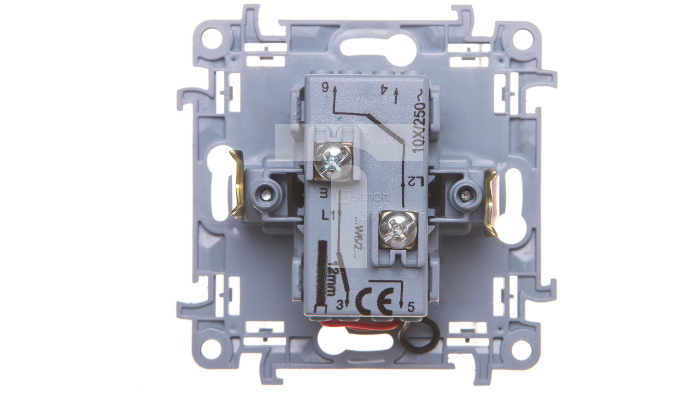 Simon 10 Łącznik schodowy podwójny z podświetleniem LED 10AX kremowy ...